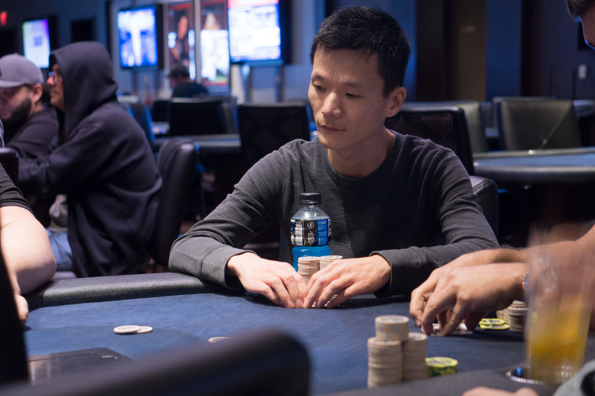 Event 1: Hassan Hakim Doubles Big; Aiping Jiang Eliminated | Seminole ...