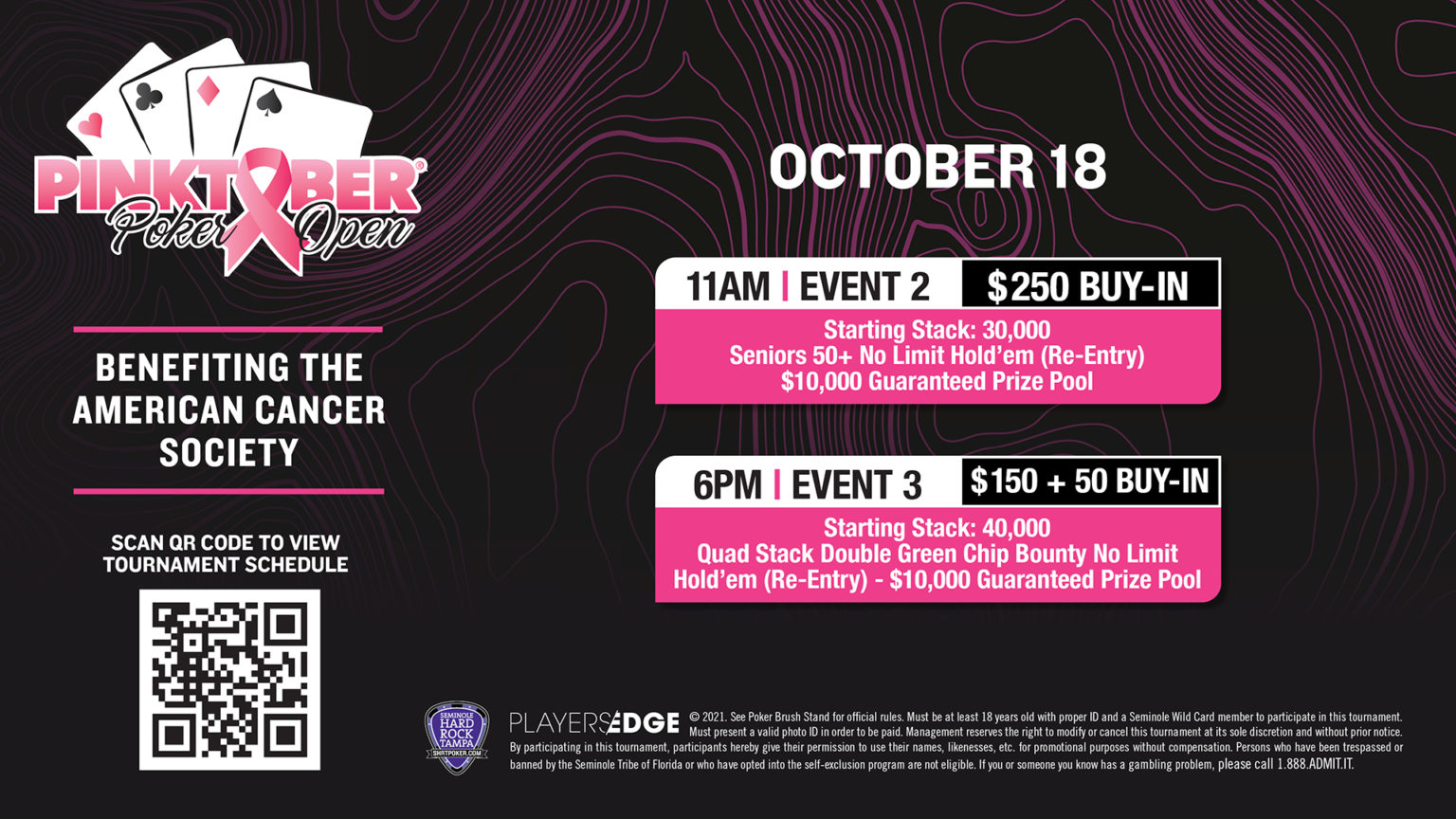 2021 Pinktober Day 5 Schedule Seminole Hard Rock Tampa Poker 2021-pinktober-day-5-schedule-seminole-hard-rock-tampa-poker