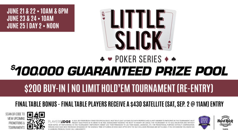 2023 June Little Slick Chip Counts Through Flight E | Seminole Hard ...