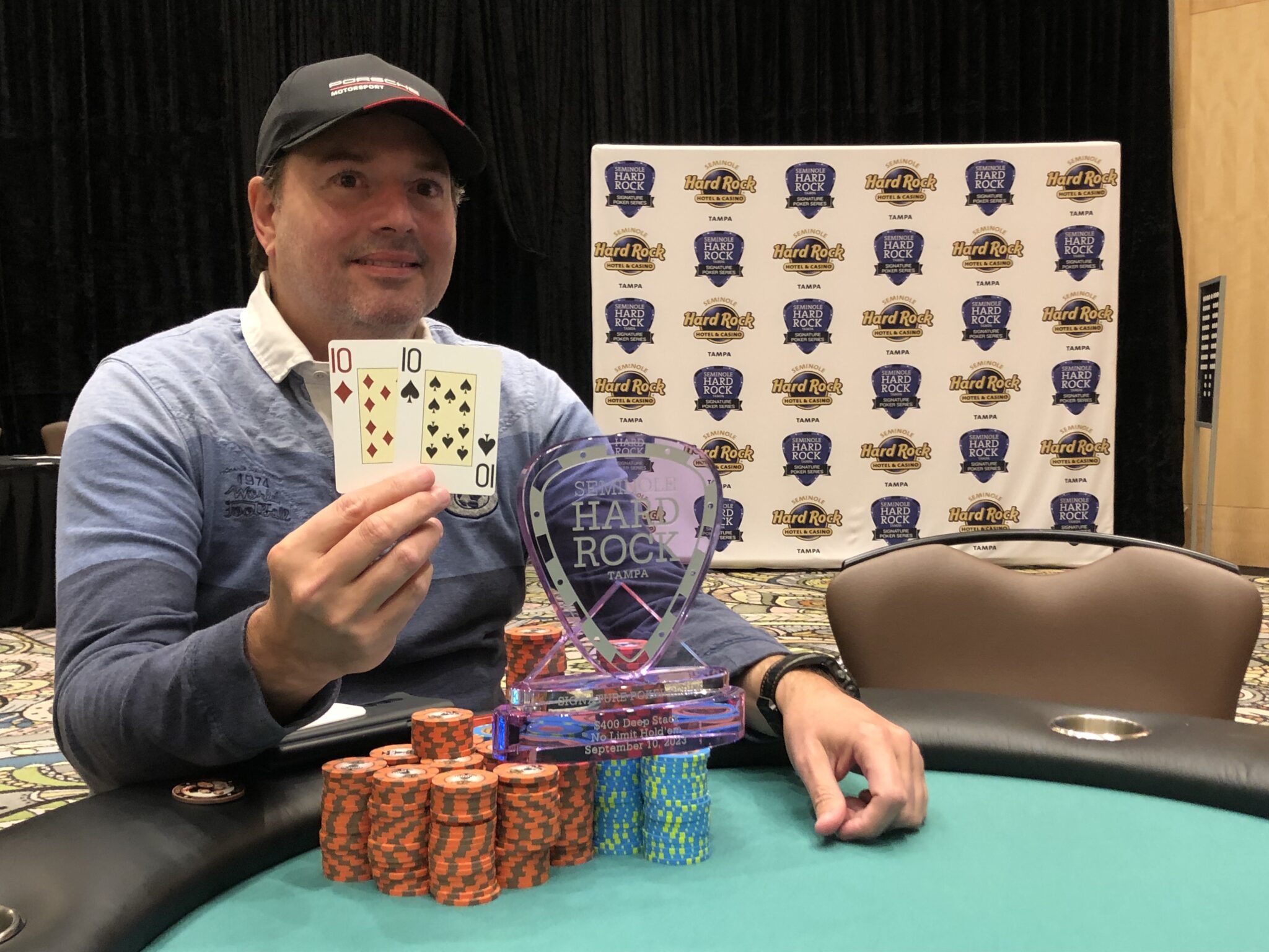 Richard Saunders Takes Home the SPS Guitar Pick Trophy in the $400 Deep ...