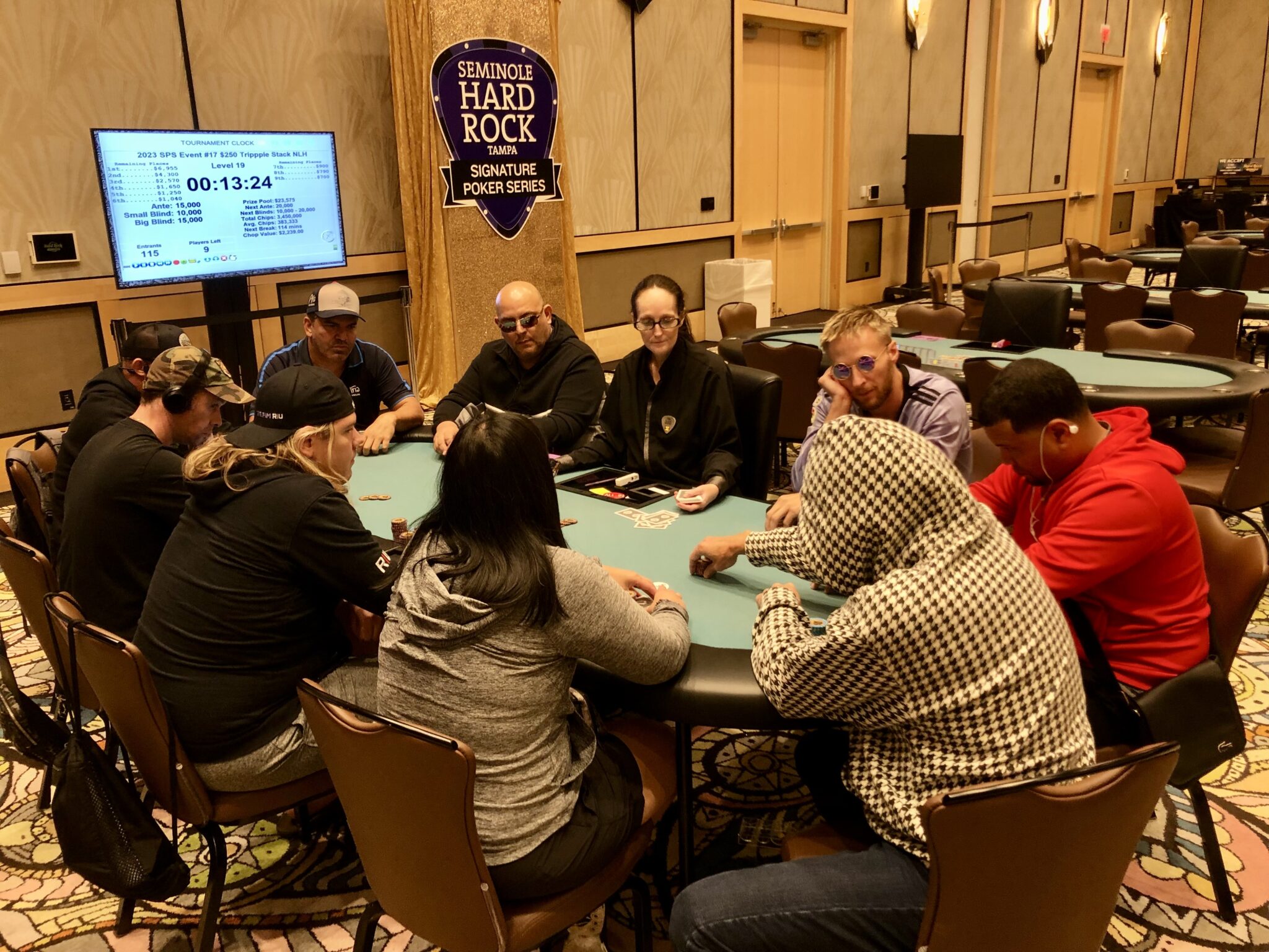 Event 17: Final Table Seating Chart with Chip Counts | Seminole Hard ...