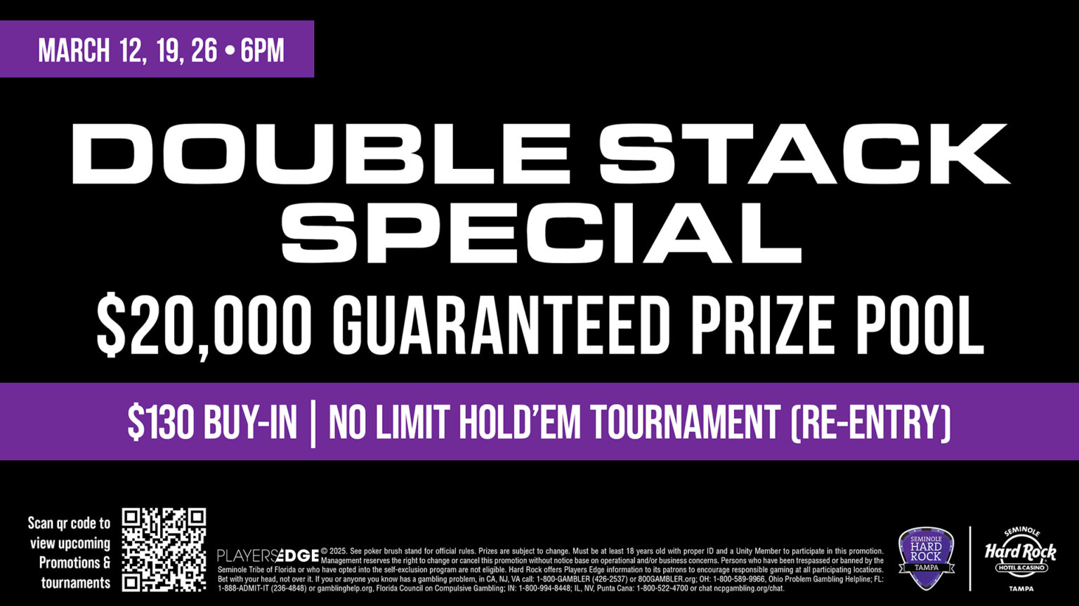 March 2025 | Seminole Hard Rock Tampa Poker